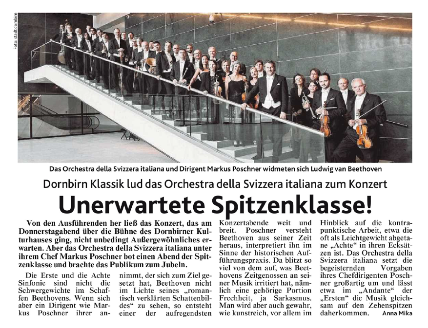 Unerwartete Spitzenklasse! - Dirigent Markus Poschner